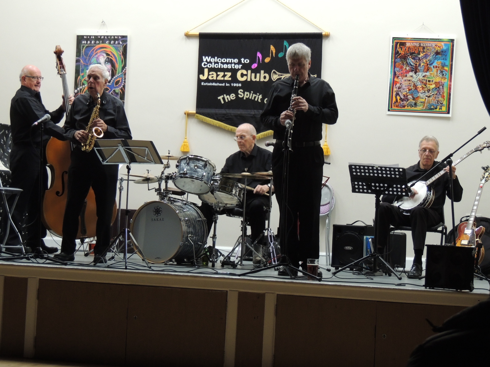 Previous band bookings at Colchester Jazz Club